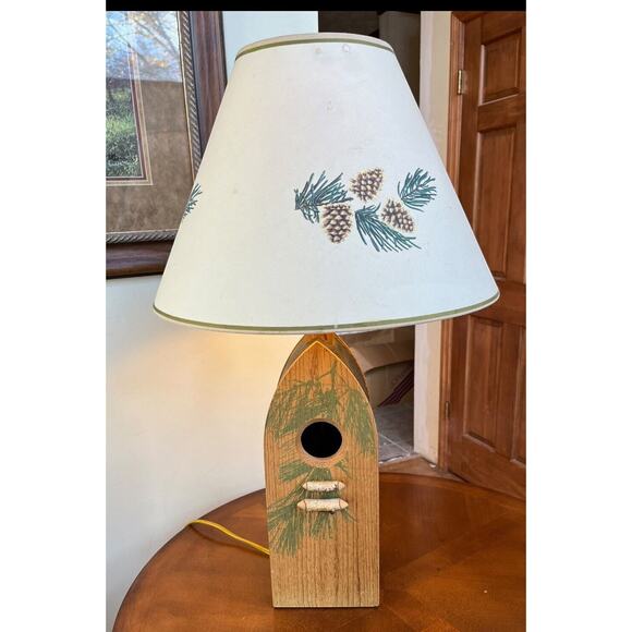 Unbranded | Accents | Rustic Woodland Birdhouse Lamp Cabin Hand Painted ...